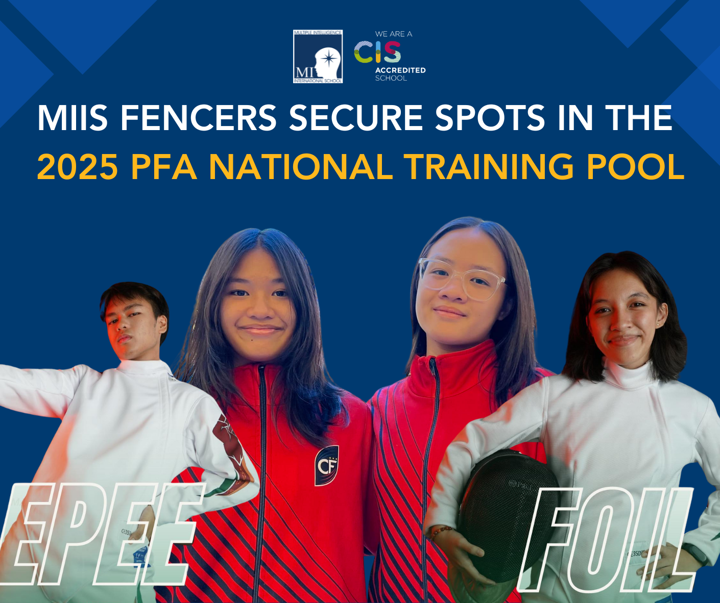 MIIS Fencers Join PFA National Training Pool 2025